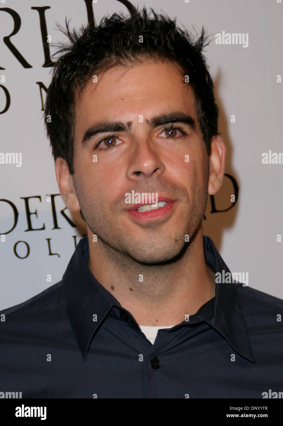 Jan 11, 2006; Los Angeles, CA, USA; Director ELI ROTH at the ...
