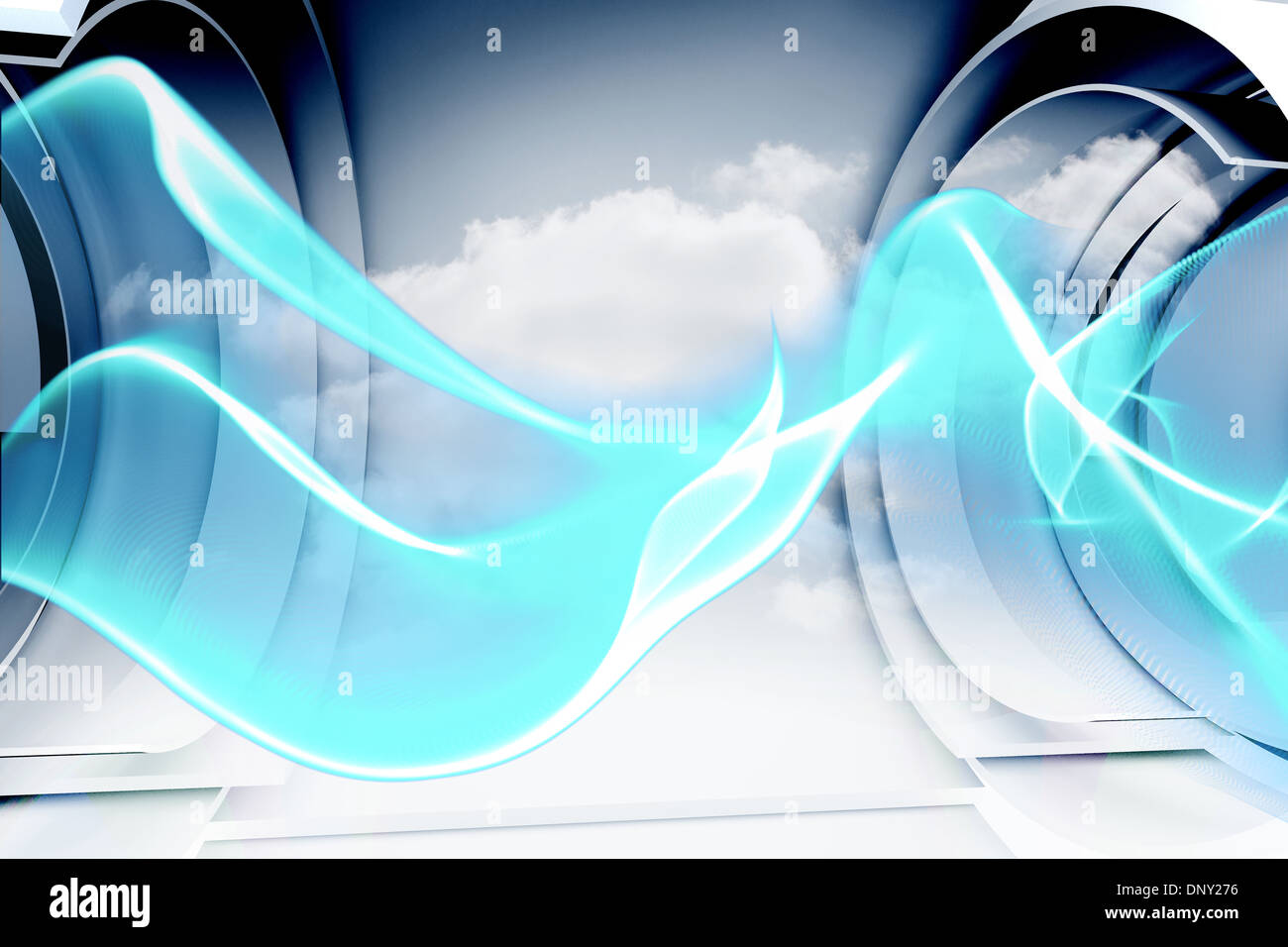 Blue abstract design in structure Stock Photo - Alamy
