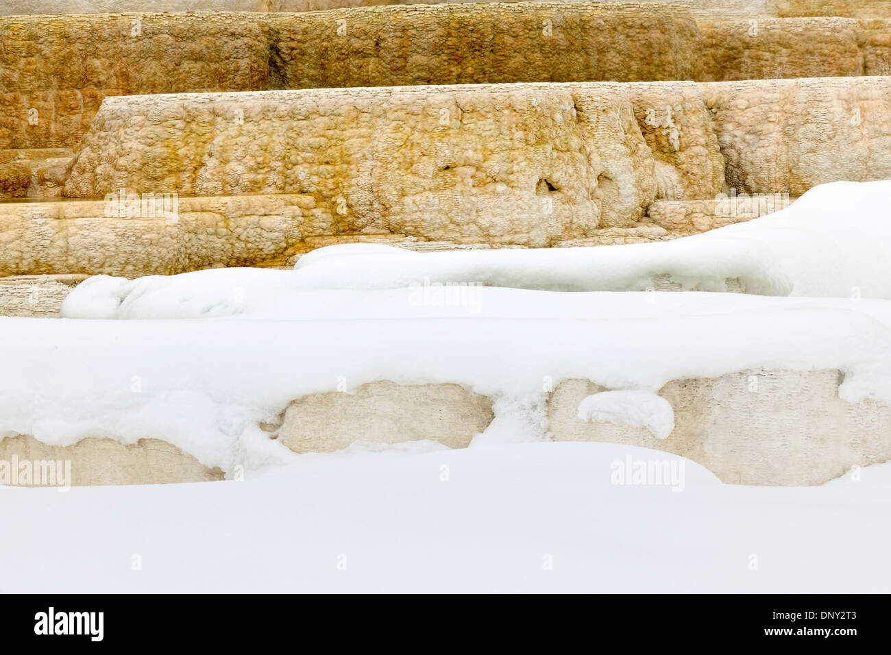 Travertine terraces yellowstone hi-res stock photography and images - Alamy