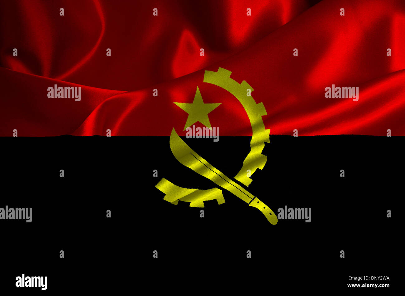 Angolan flag hi-res stock photography and images - Alamy