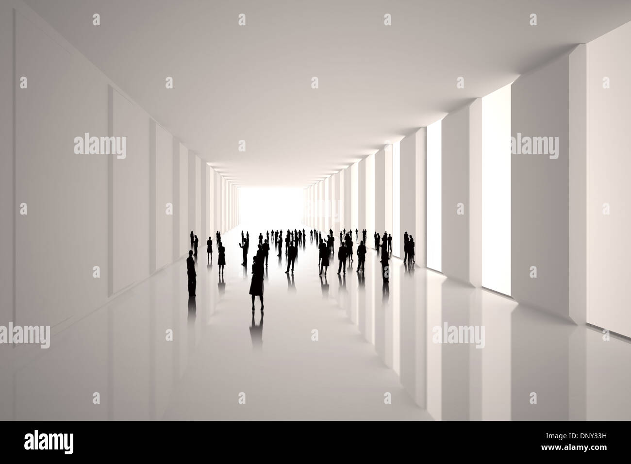 Tiny figures in white hi-res stock photography and images - Alamy