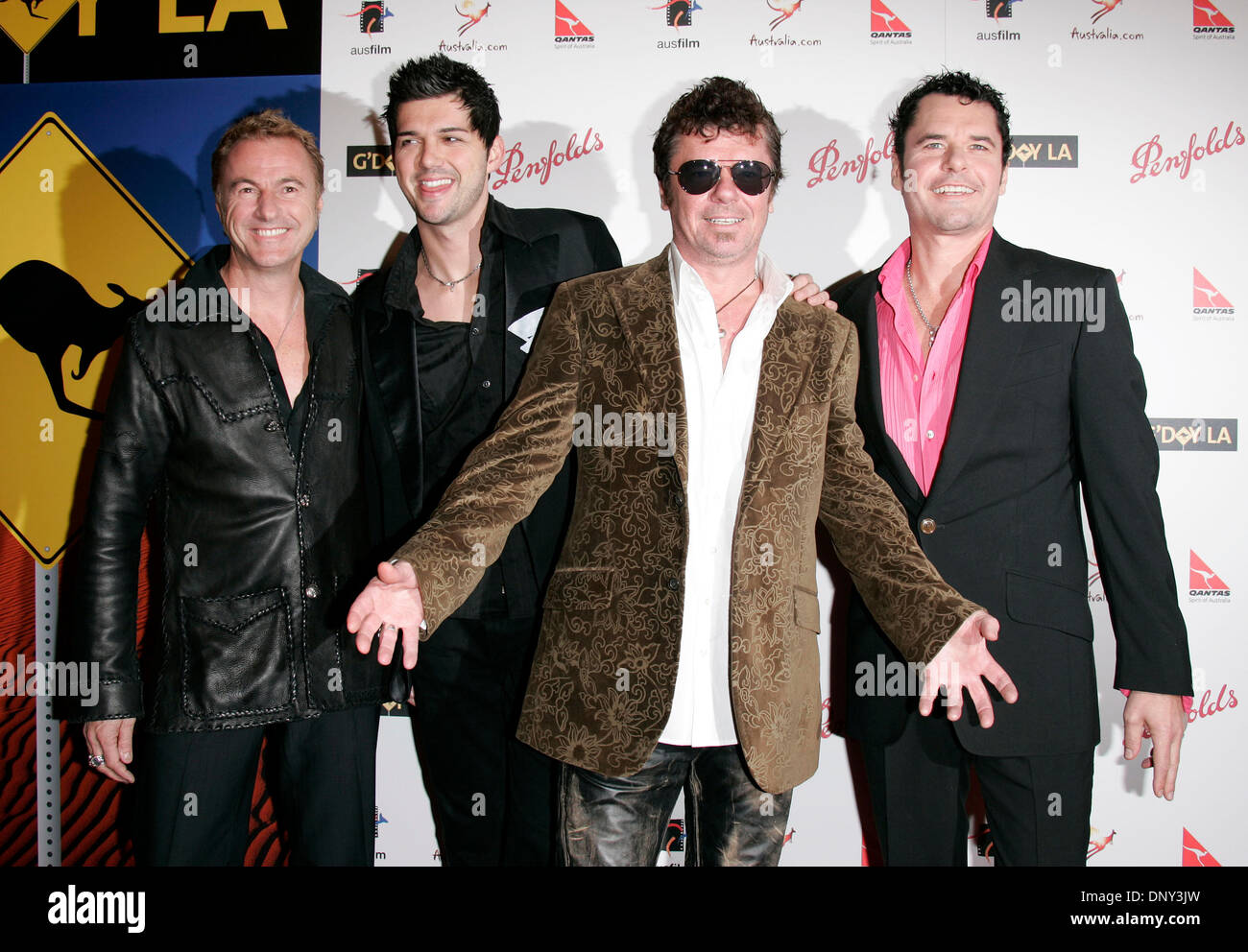 Jan 14, 2006; Hollywood, California, USA; Rock Band INXS at the ...