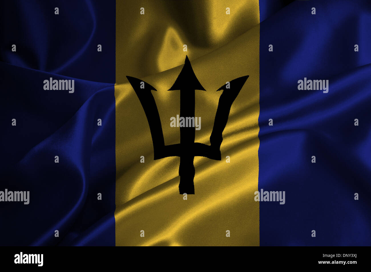 Barbados flag hi-res stock photography and images - Alamy