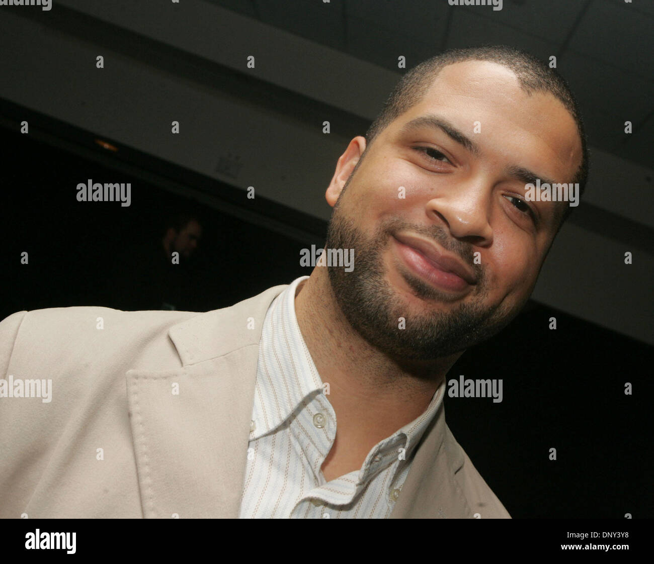 Jan 14, 2006; New York, NY, USA; Pianist JASON MORAN at a panel ...