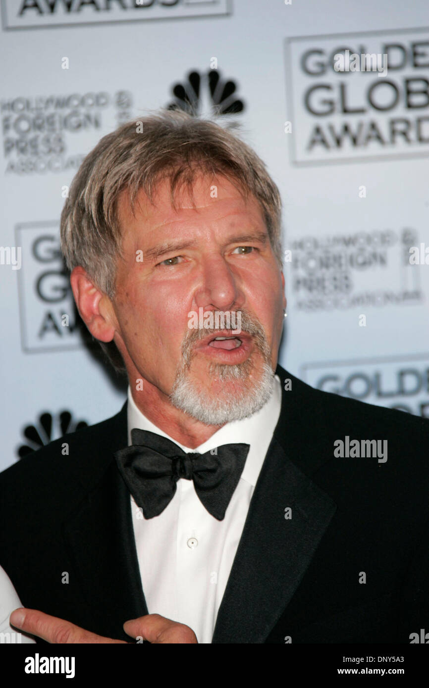 Jan 16, 2006; Beverly Hills, CA, USA; Actor HARRISON FORD in the Press ...