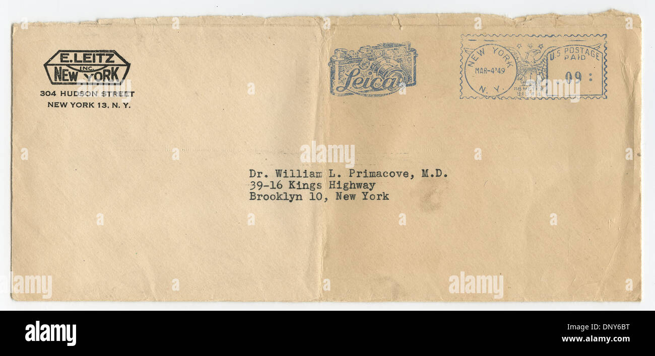 Stamped envelope hi-res stock photography and images - Alamy