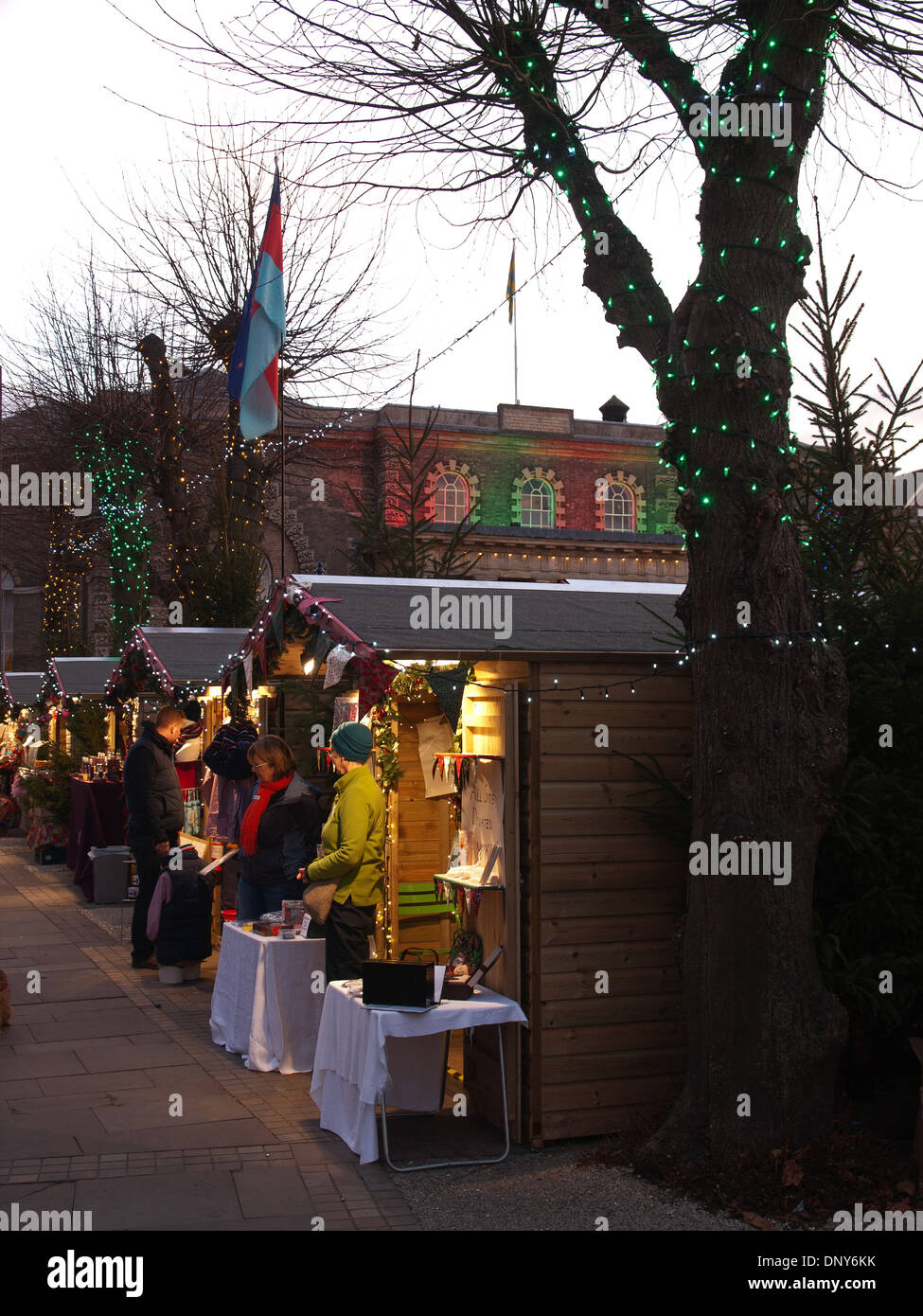 Salisbury Christmas Market Wiltshire England UK Stock Photo - Alamy