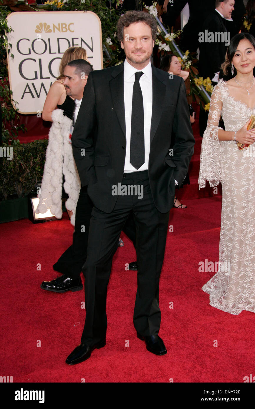 Colin firth 63rd golden globe hi-res stock photography and images - Alamy