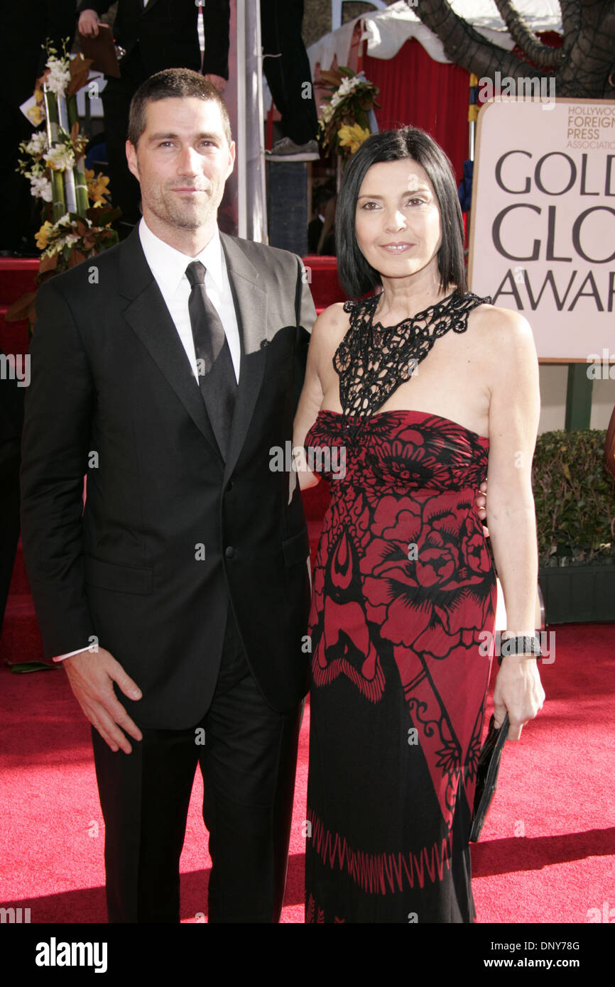 Matthew fox with wife hi-res stock photography and images - Alamy