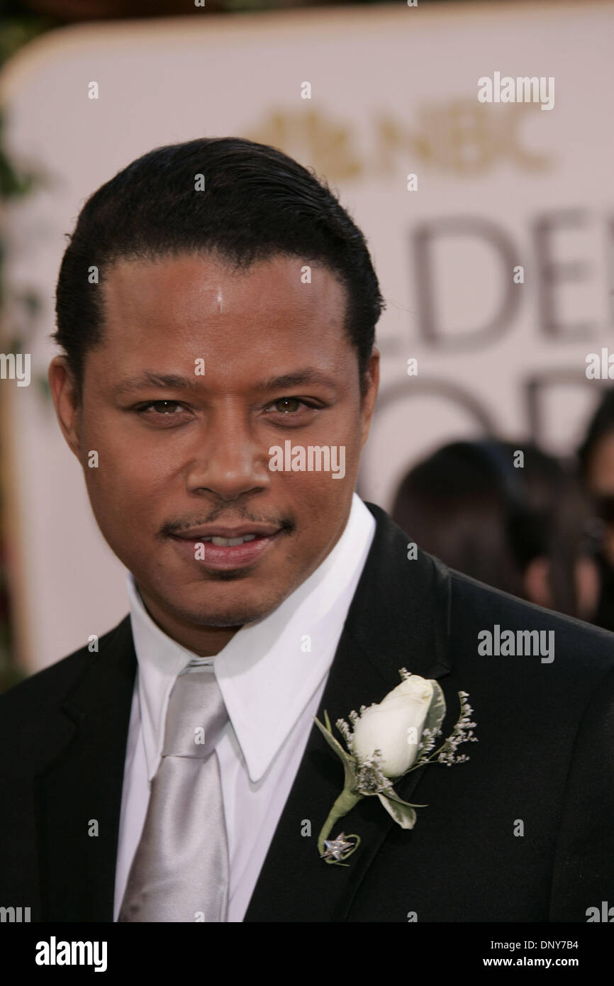Jan 16, 2006; Beverly Hills, CA, USA; Actor TERRENCE HOWARD arrive at ...