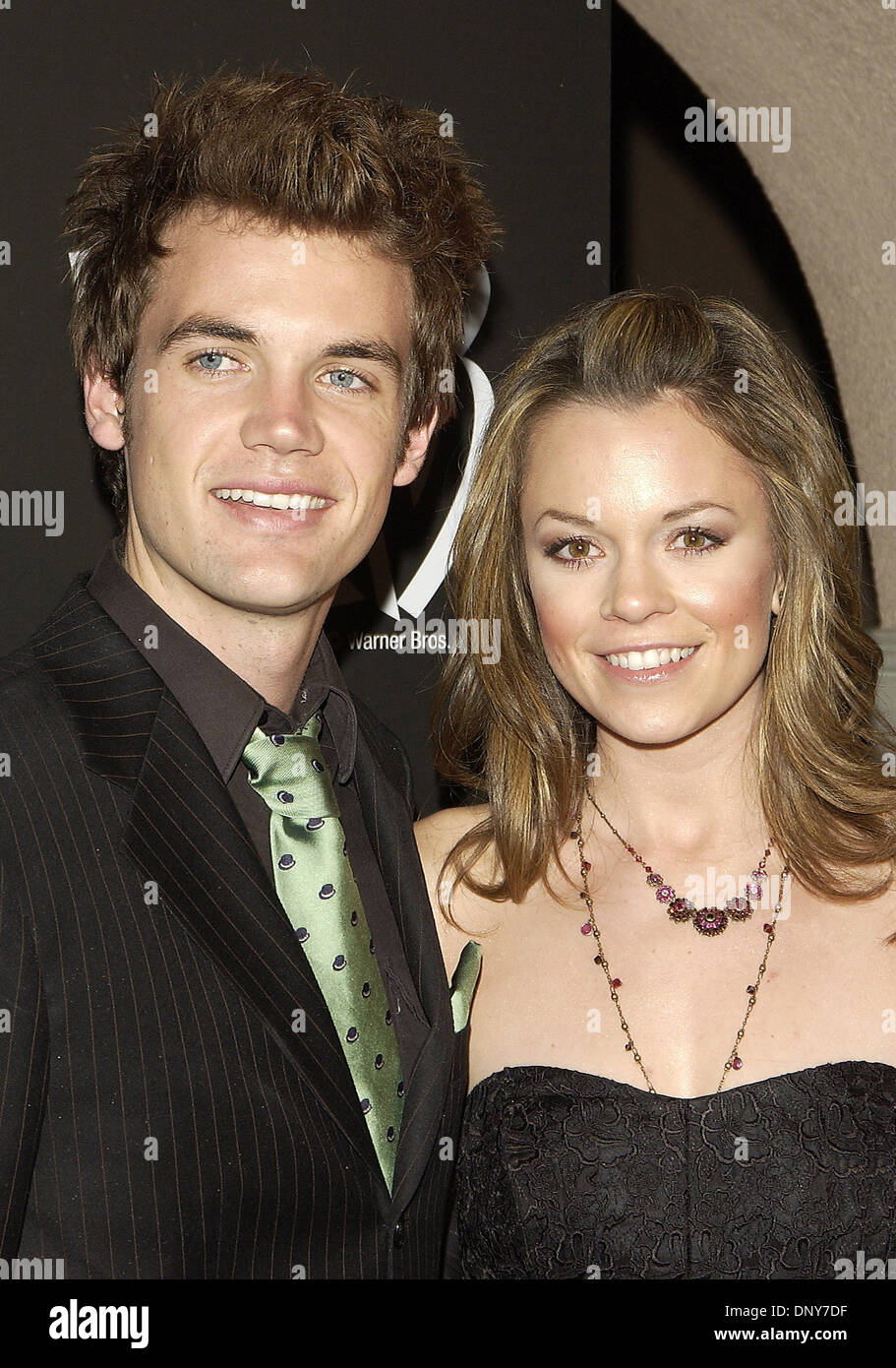 January 16, 2006; Pasadena, CA, USA; Actor TYLER HILTON (L) and actress ...