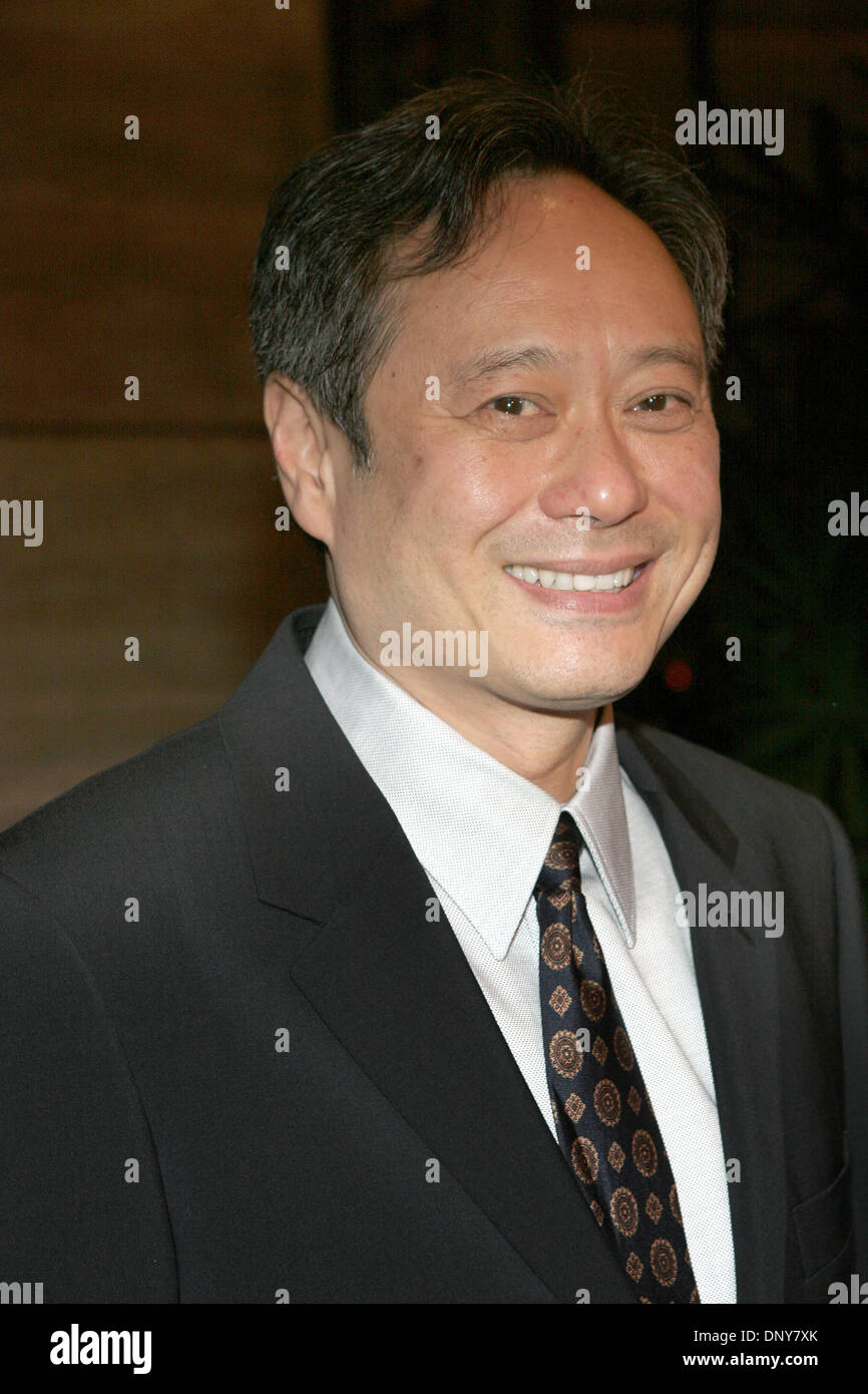Jan 17, 2006; Century City, CA, USA; Director ANG LEE at the 31st ...
