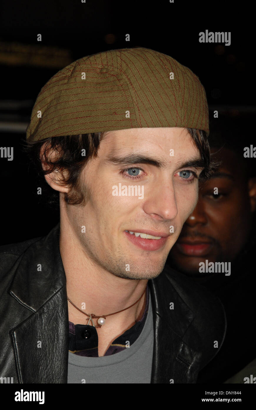 Jan 18, 2006; New York, NY, USA; TYSON RITTER departs MTV studios after ...