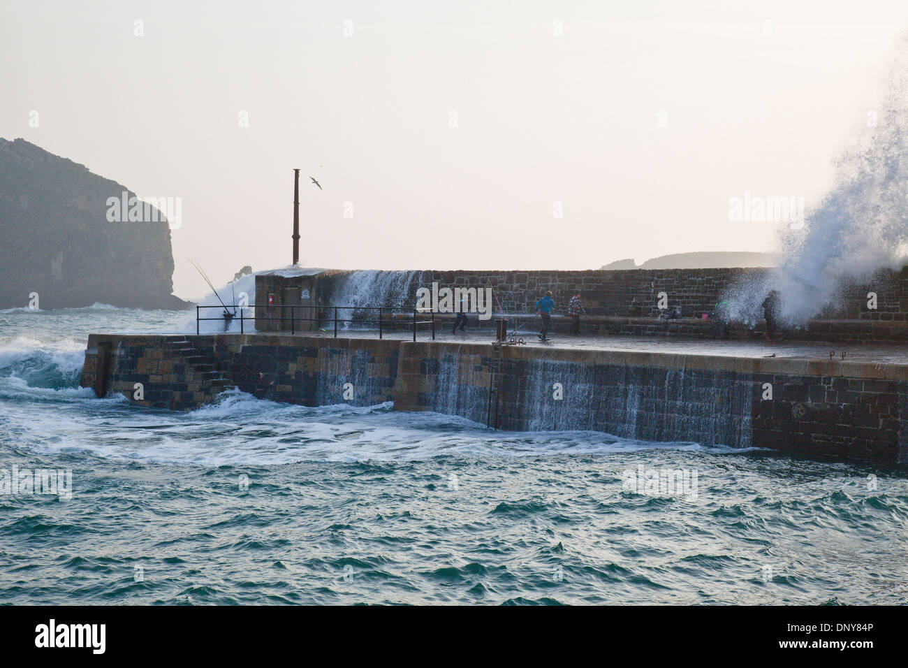 People knocked over by waves hi-res stock photography and images - Alamy