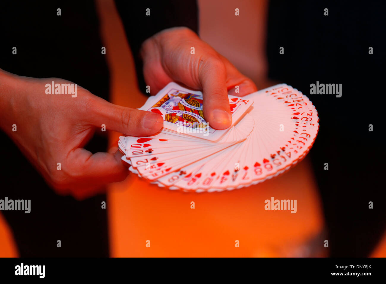 Fanning cards hi-res stock photography and images - Alamy