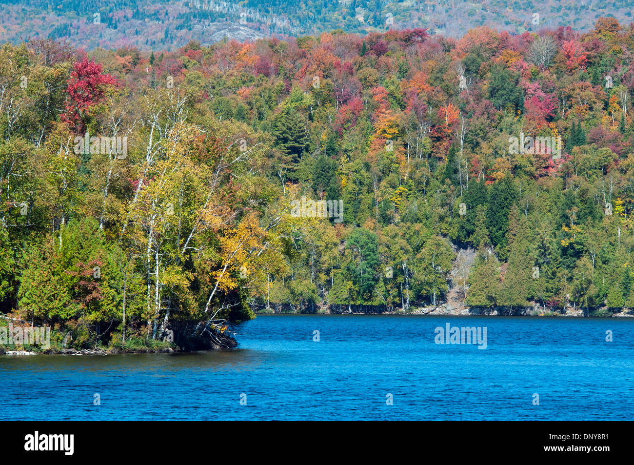 Autumn scenery Mont Tremblant Laurentians Quebec Canada Stock Photo - Alamy