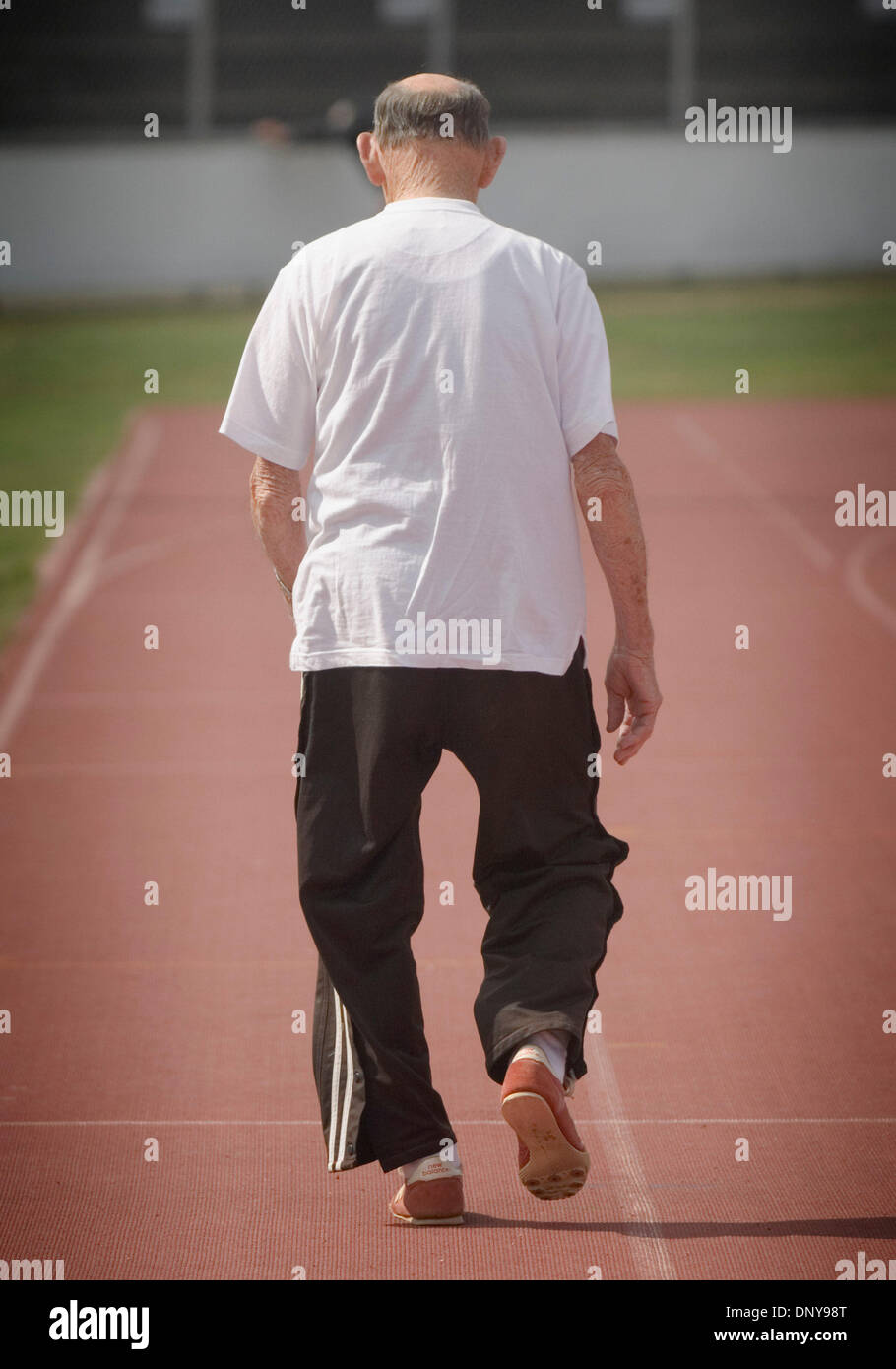 Jan 19, 2006; Christchurch, New Zealand; Ninety-year-old SYD TAYLOR ...