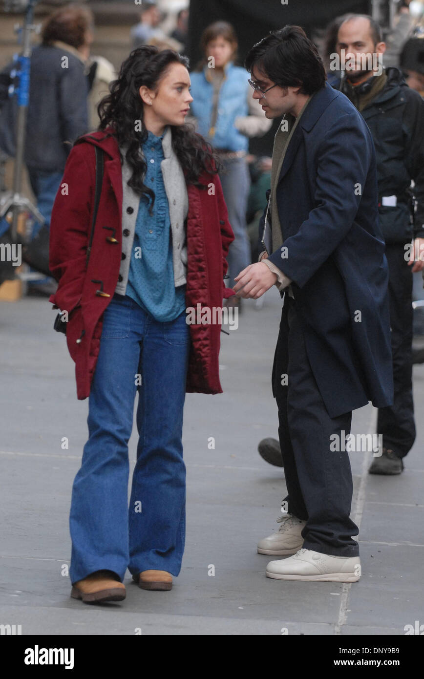 Jan 20, 2006; New York, NY, USA; JARED LETO with LINDSAY LOHAN on the ...