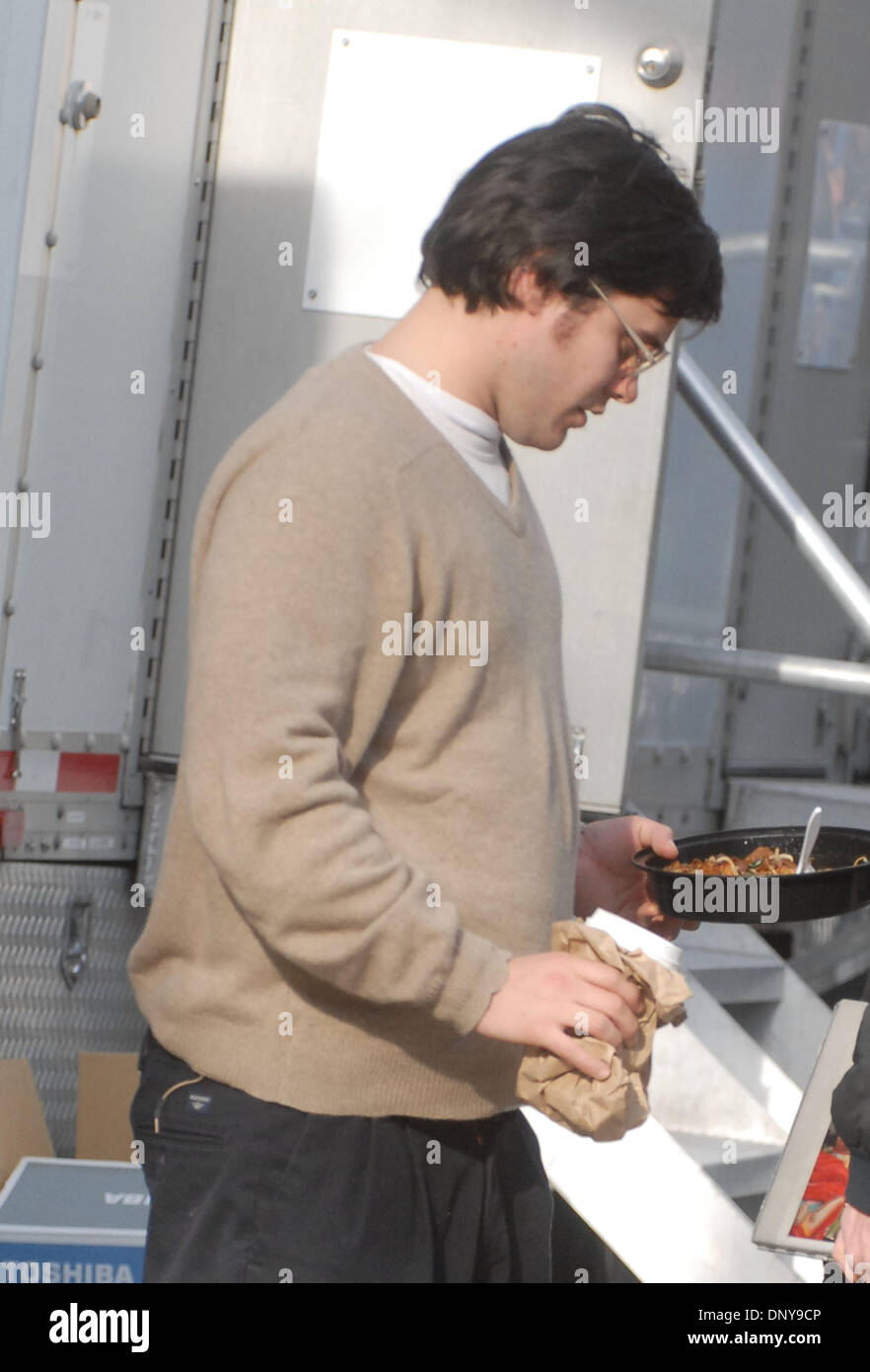 Jan 20, 2006; New York, NY, USA; JARED LETO on lunch break on the set ...
