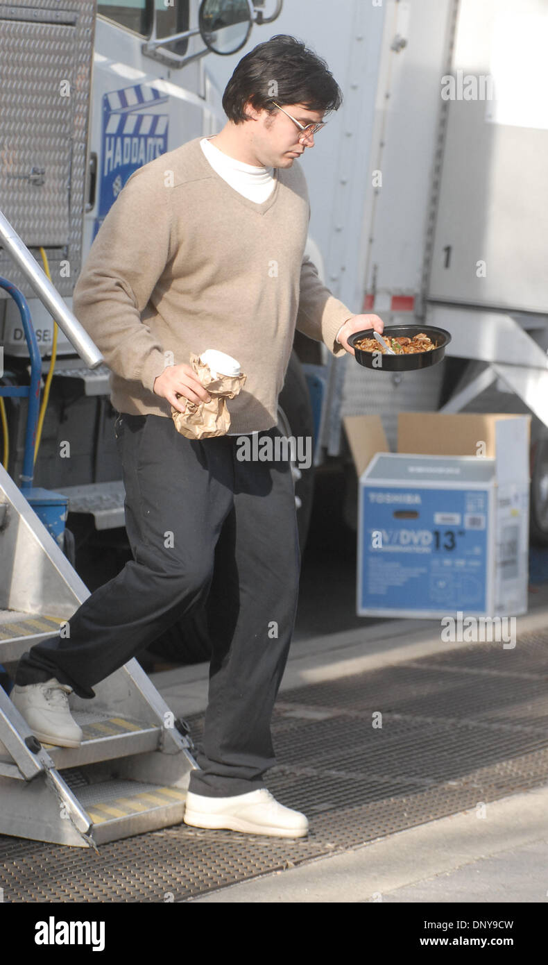 Jan 20, 2006; New York, NY, USA; JARED LETO on lunch break on the set ...