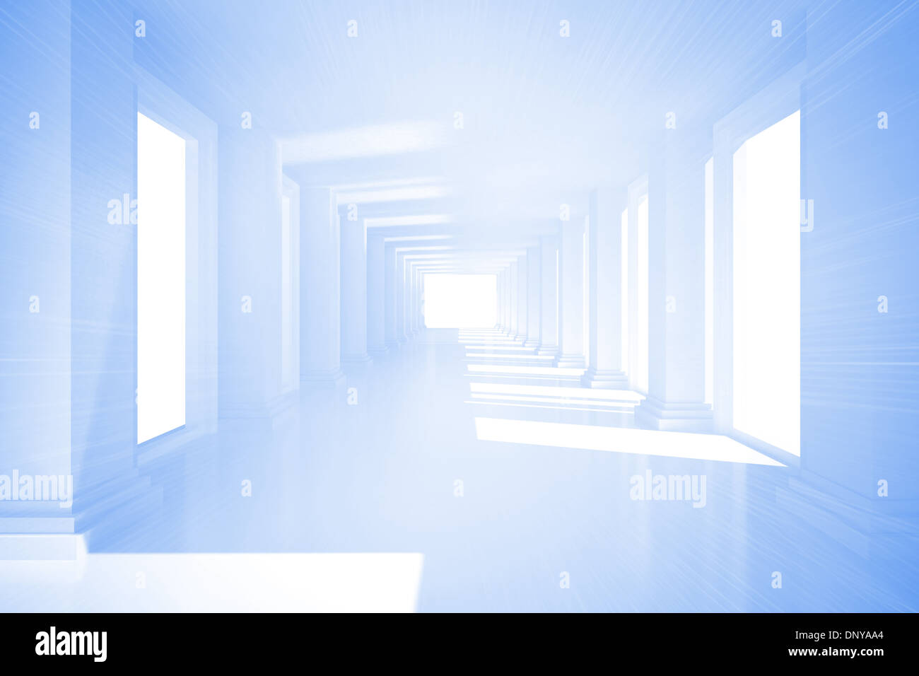 Blue columns hi-res stock photography and images - Alamy