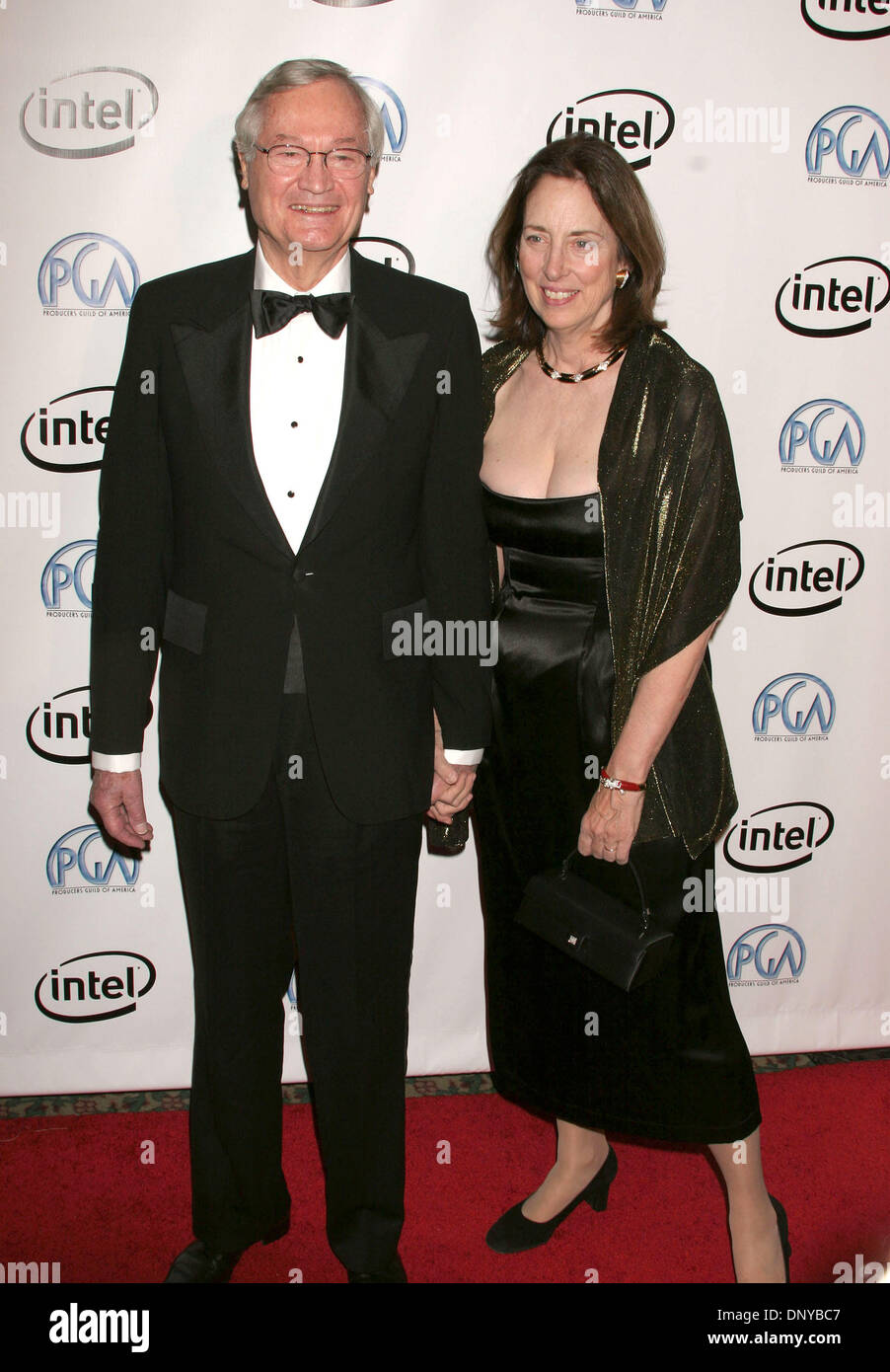 Jan 22, 2006; Los Angeles, CA, USA; Producer ROGER CORMAN and JULIE ...