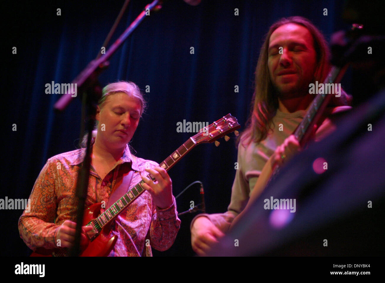Jan 22, 2006; New York, NY, USA; Derek Trucks and his band performing ...