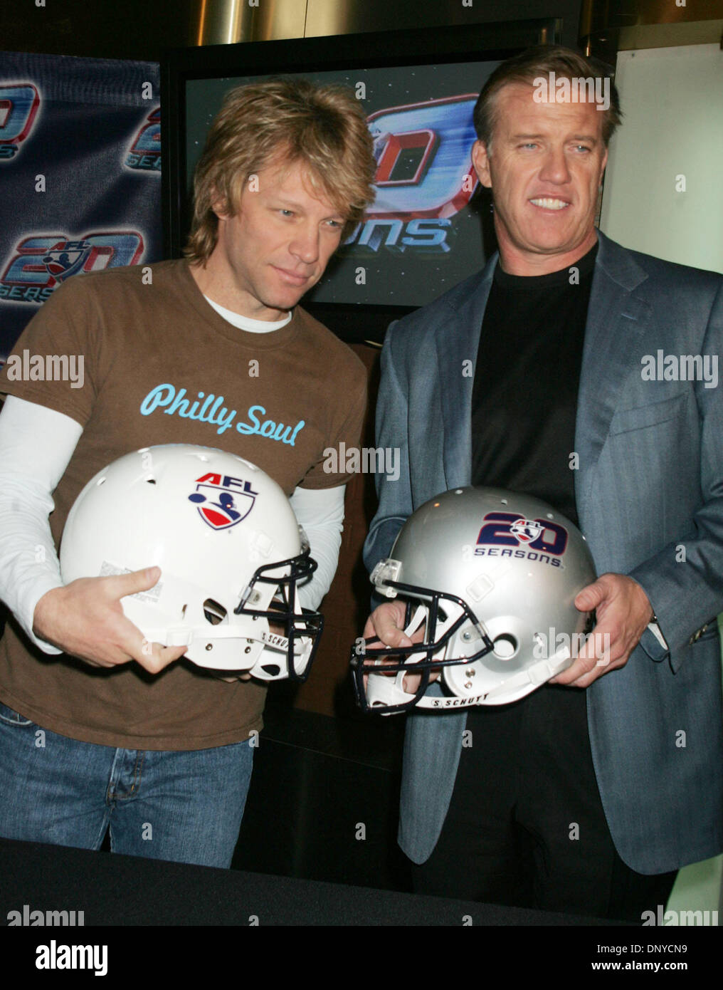 Jan 26, 2006; New York, NY, USA; Singer and co-owner of Arena Football ...