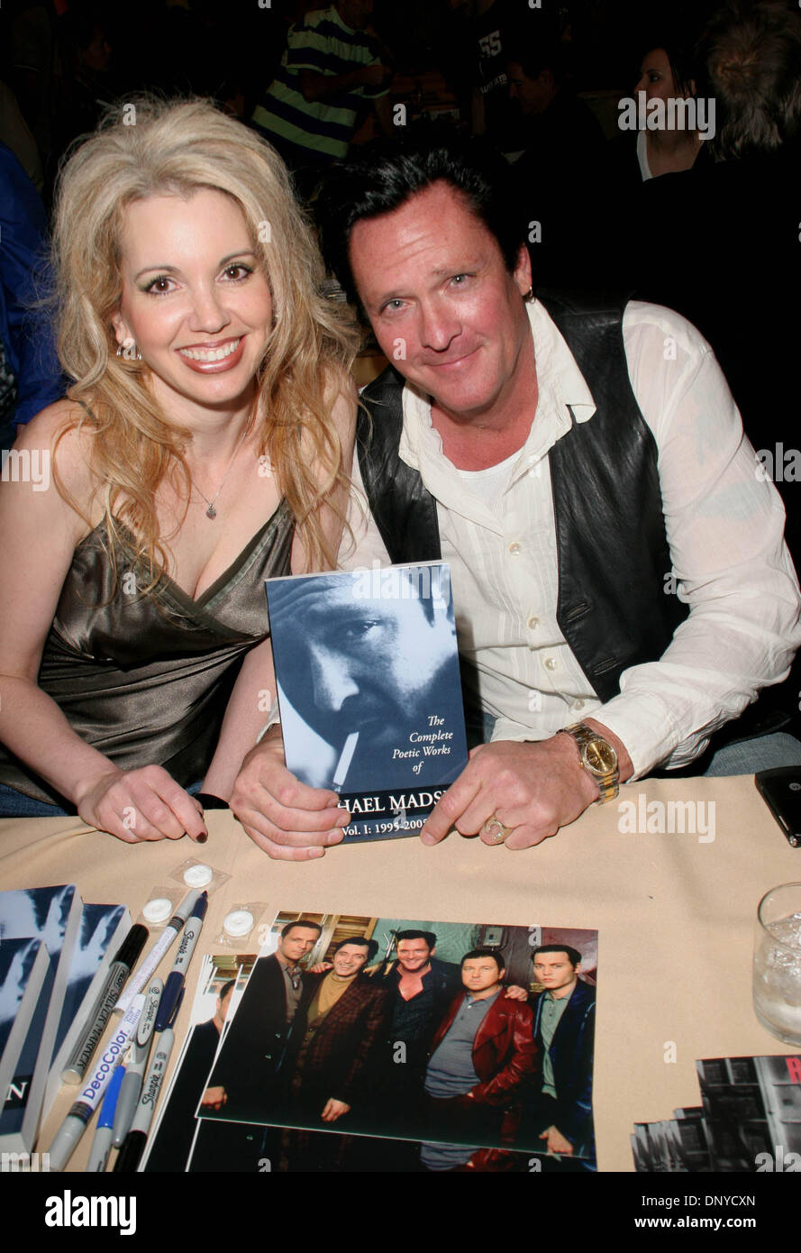 Jan 27, 2006; Burbank, CA, USA; DONNA NOVACK and MICHAEL MADSEN attend ...