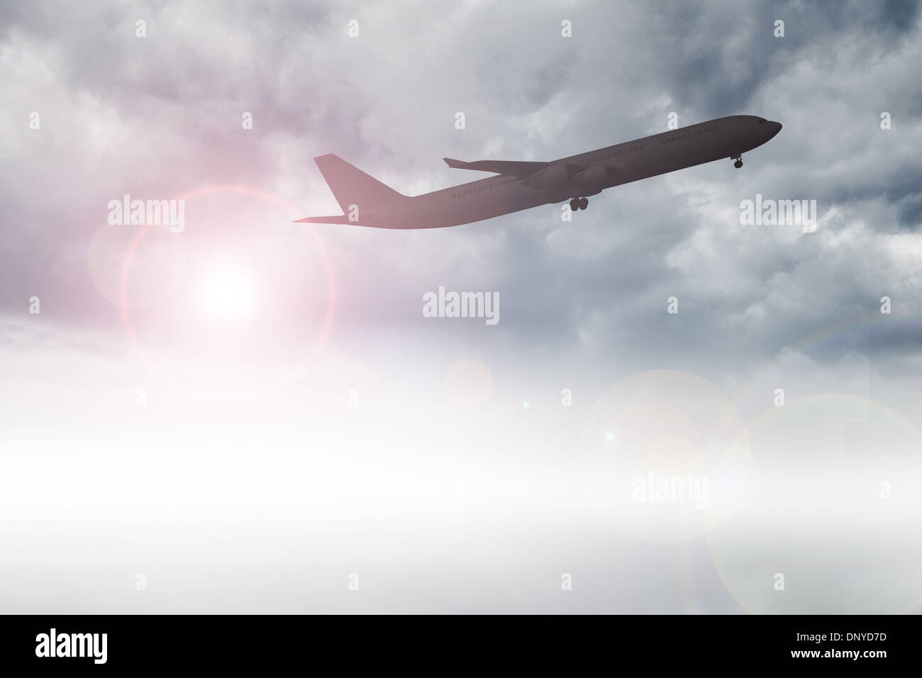 Flying into clouds hi-res stock photography and images - Alamy