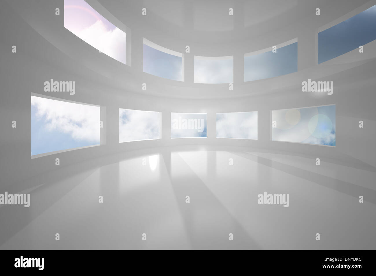 Sun shining through windows Stock Photo - Alamy