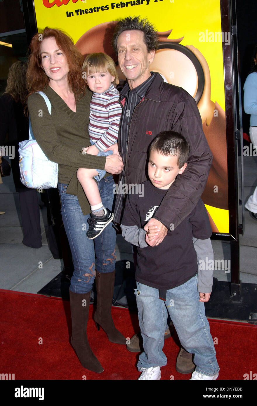 Jan 28, 2006; Los Angeles, CA, USA; Producer BRIAN GRAZER and wife GIGI LEVANGIE and family at ...