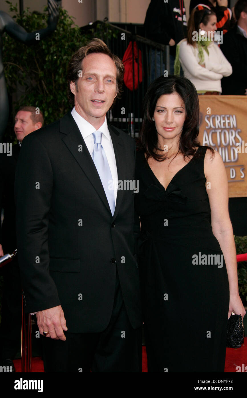 Jan 29, 2006; Los Angeles, CA, USA; WILLIAM FICHTNER and guest arriving ...
