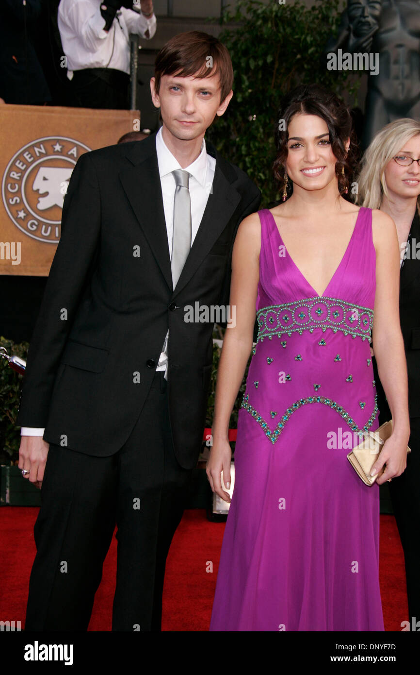 Jan 29, 2006; Los Angeles, CA, USA; DJ QUALLS and guest arriving at the ...