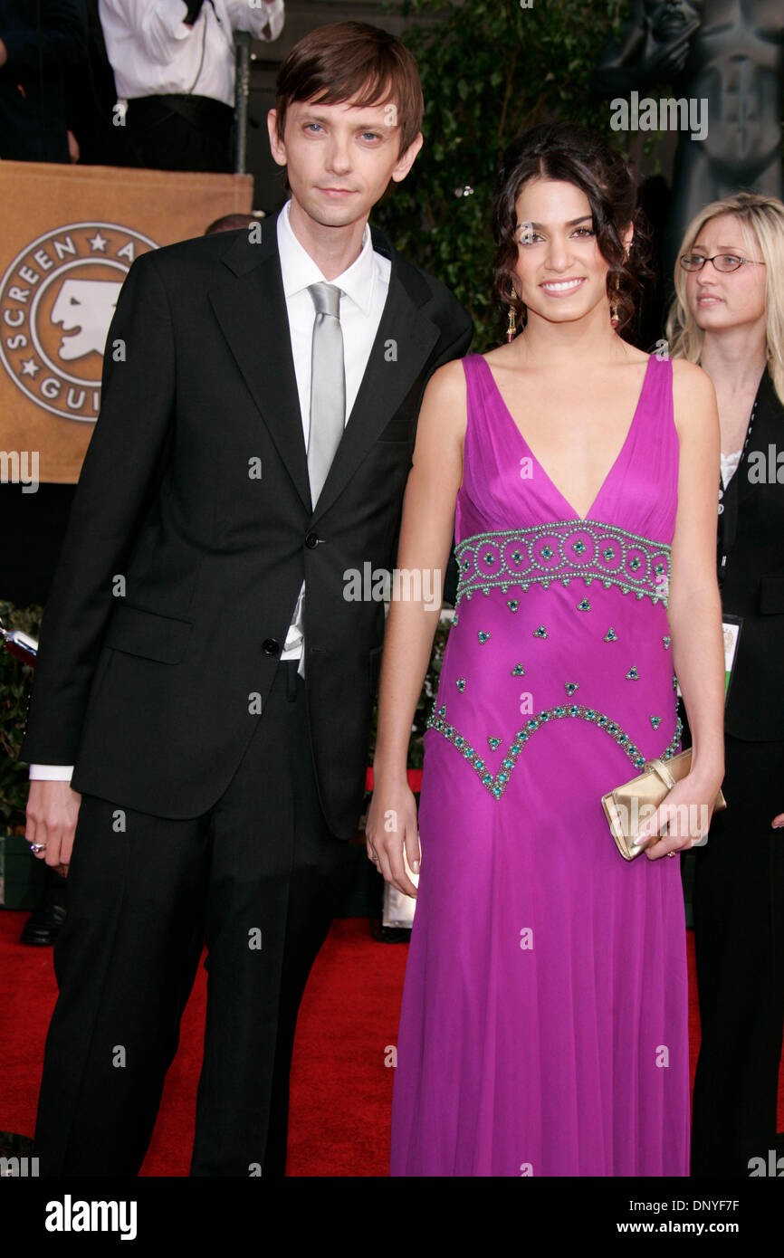 Jan 29, 2006; Los Angeles, CA, USA; DJ QUALLS and guest arriving at the ...