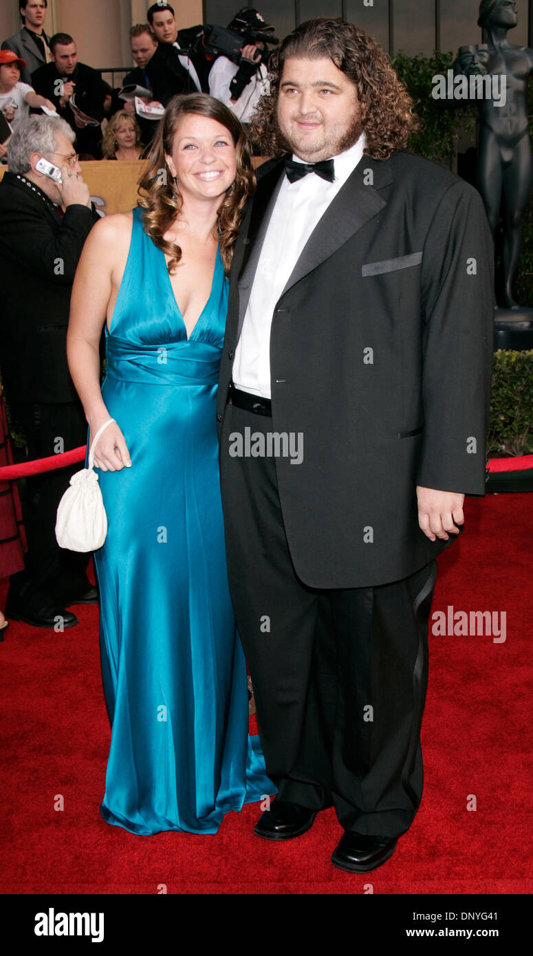 Jan 29, 2006; Los Angeles, CA, USA; Actor JORGE GARCIA and date ...