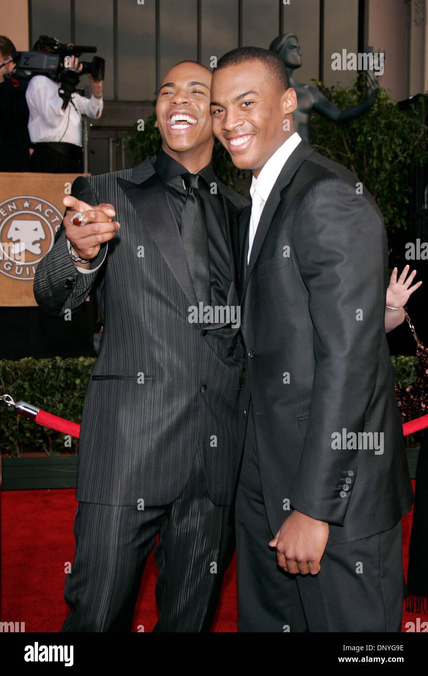 Jan 29, 2006; Los Angeles, CA, USA; Actor MEHCAD BROOKS (L) arriving at ...