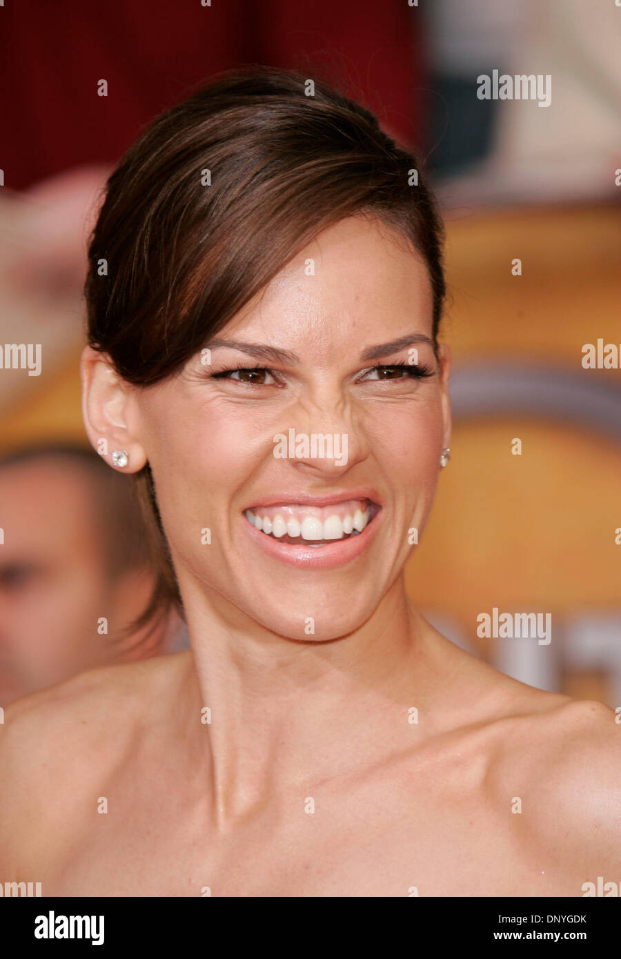 Jan 29, 2006; Los Angeles, CA, USA; Actress HILARY SWANK arriving at ...
