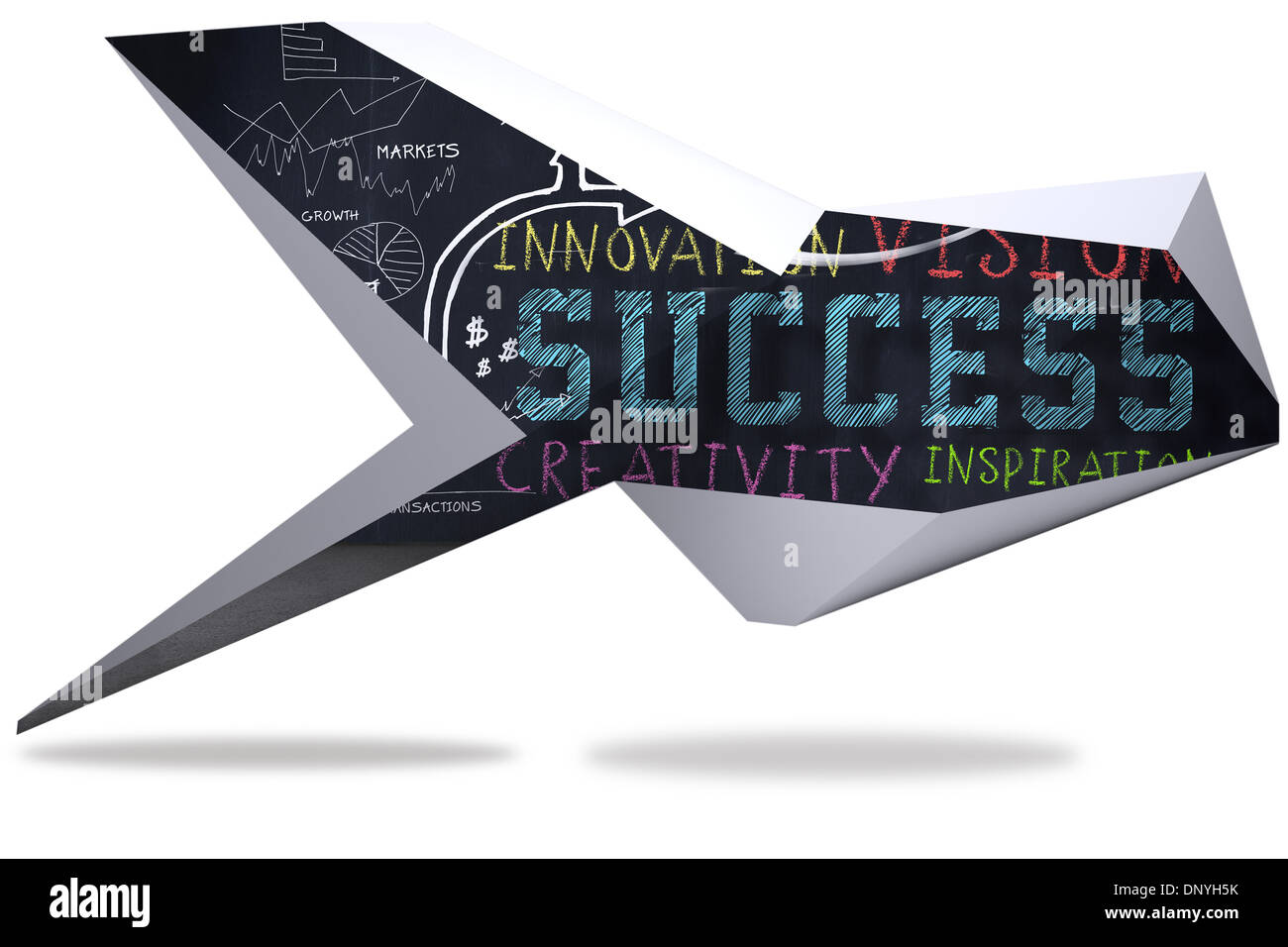 Success plan on abstract screen Stock Photo - Alamy