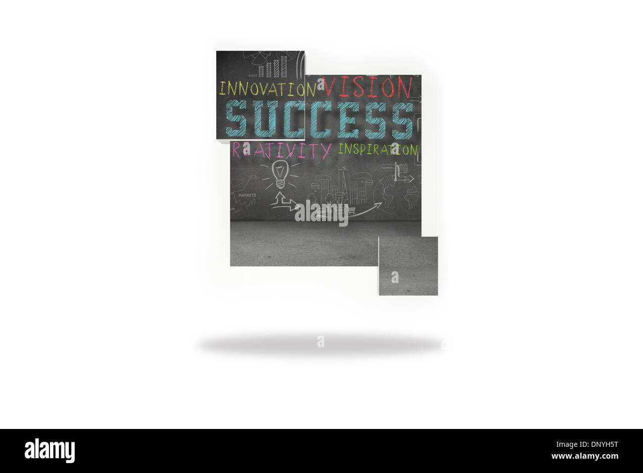 Success plan on abstract screen Stock Photo - Alamy