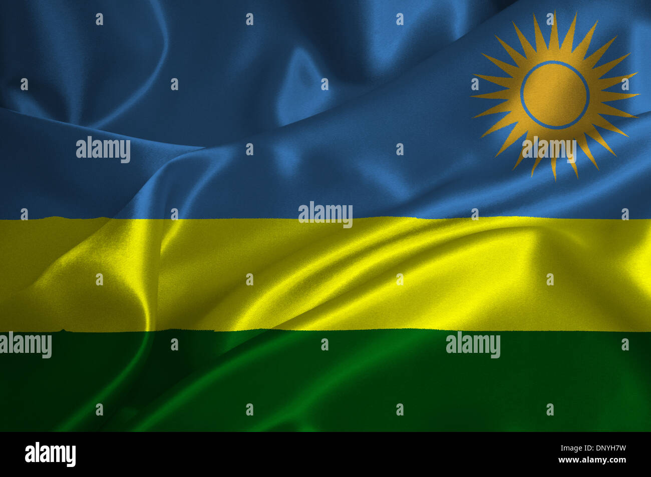 Rwandan flag hi-res stock photography and images - Alamy