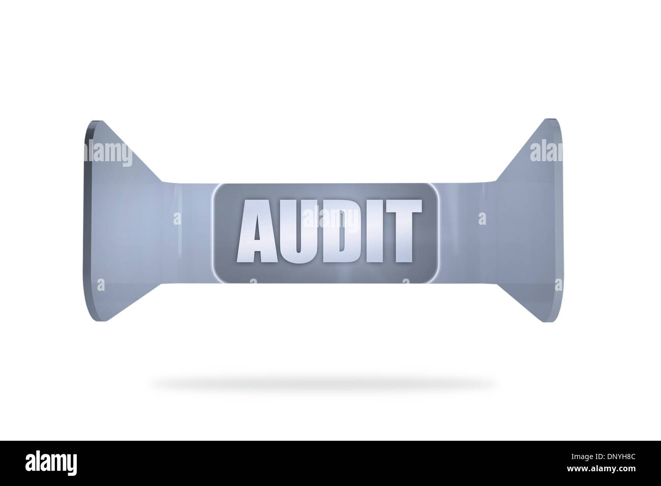 Audit banner on abstract screen Stock Photo - Alamy