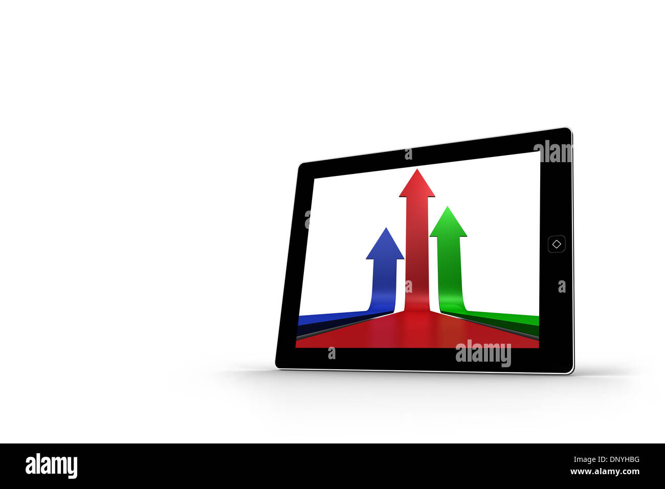 Tablet screen Cut Out Stock Images & Pictures - Alamy