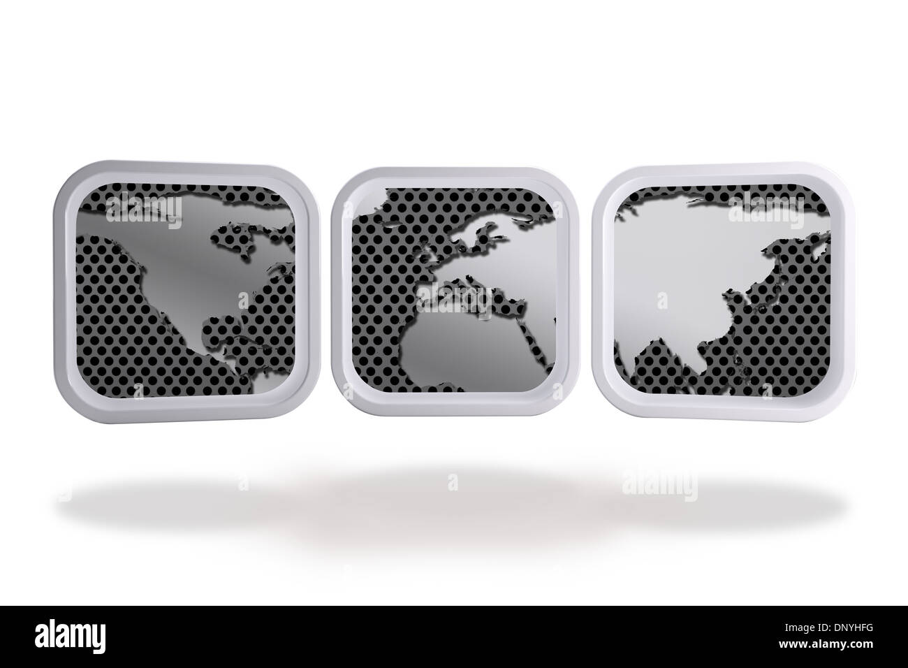 Abstract map of the world hi-res stock photography and images - Alamy