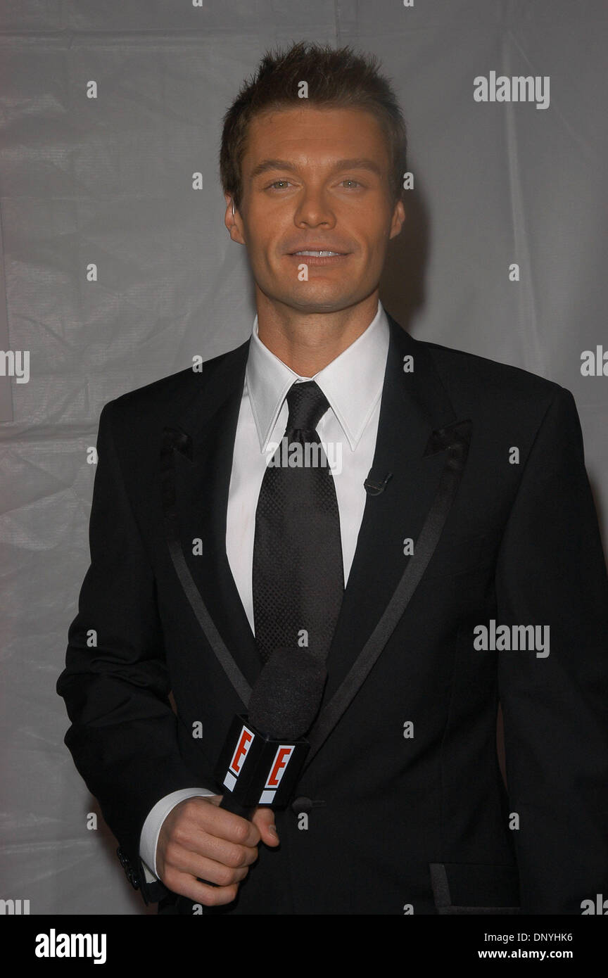 Jan 29, 2006; Los Angeles, CA, USA; RYAN SEACREST during arrivals at ...
