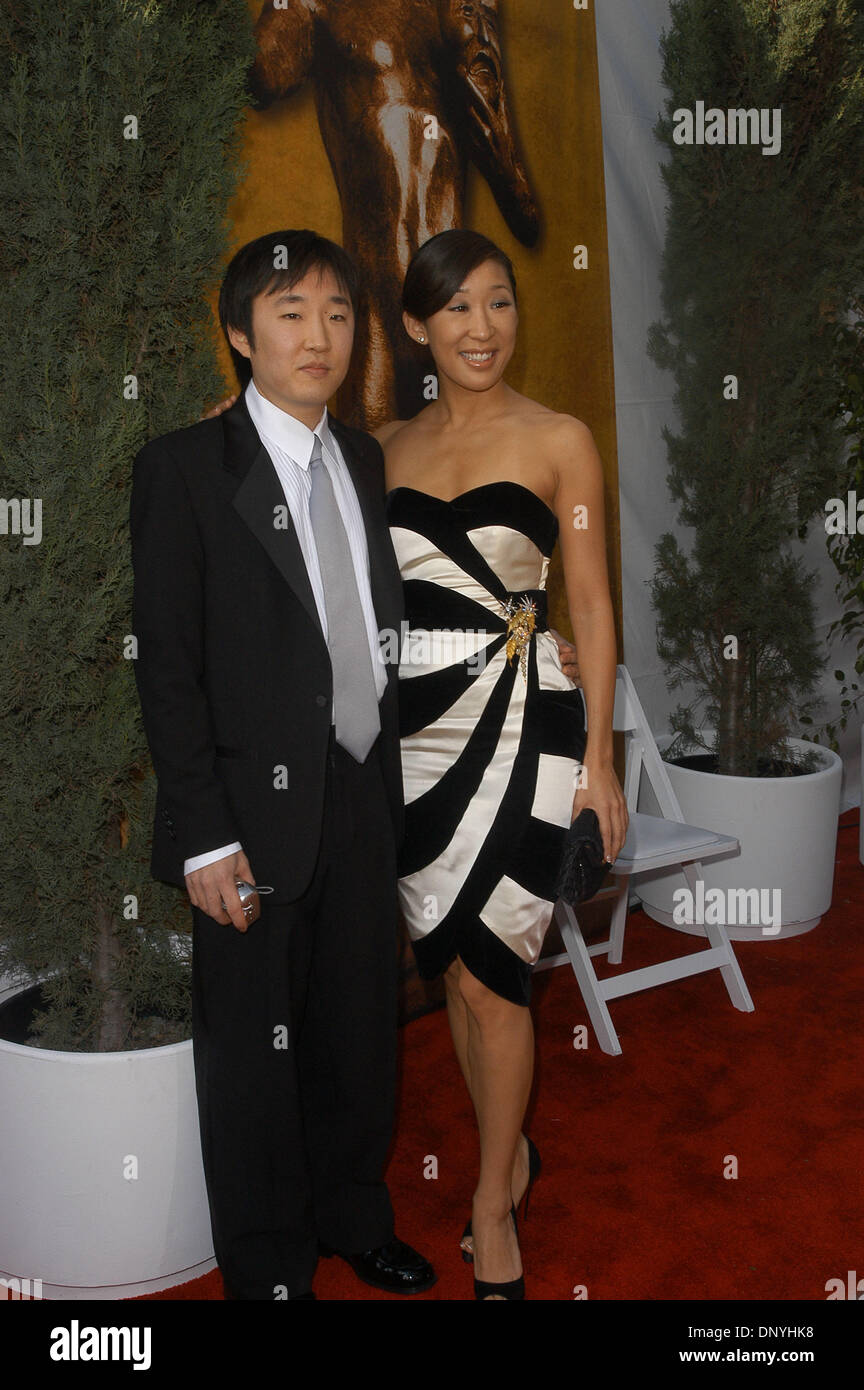 Jan 29, 2006; Los Angeles, CA, USA; Actress SANDRA OH and guest during ...