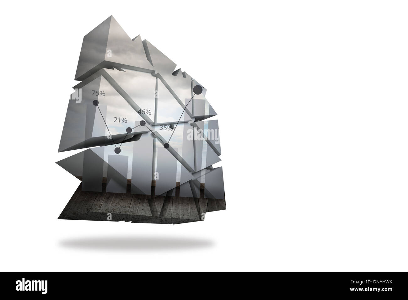 Computer screen analysis Cut Out Stock Images & Pictures - Alamy