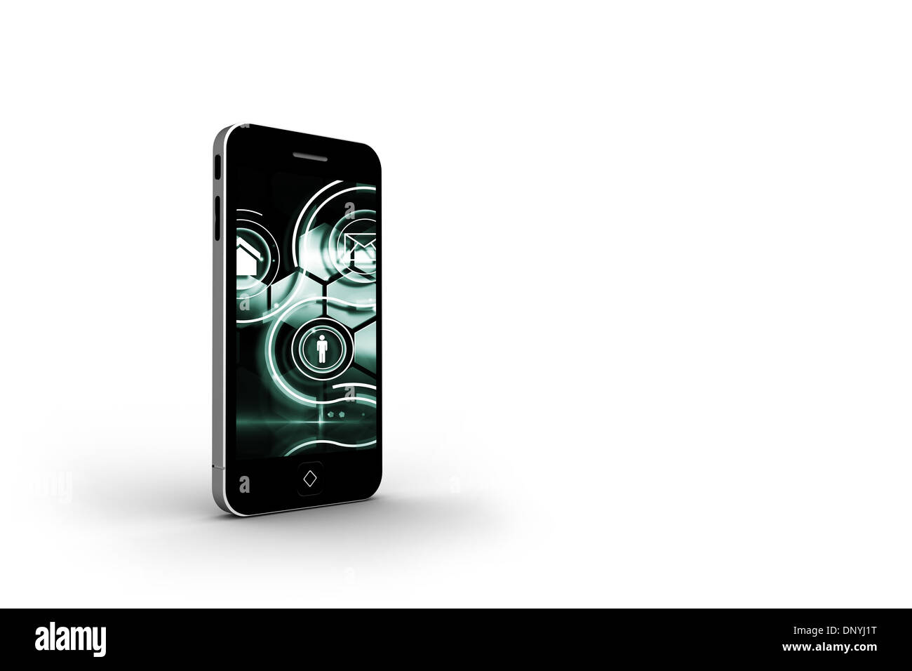 Interface on smartphone screen Stock Photo - Alamy