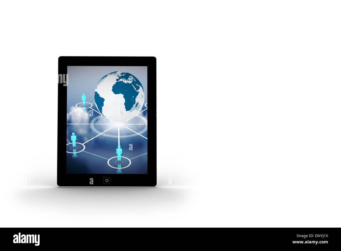 Digital globe on screen hi-res stock photography and images - Alamy