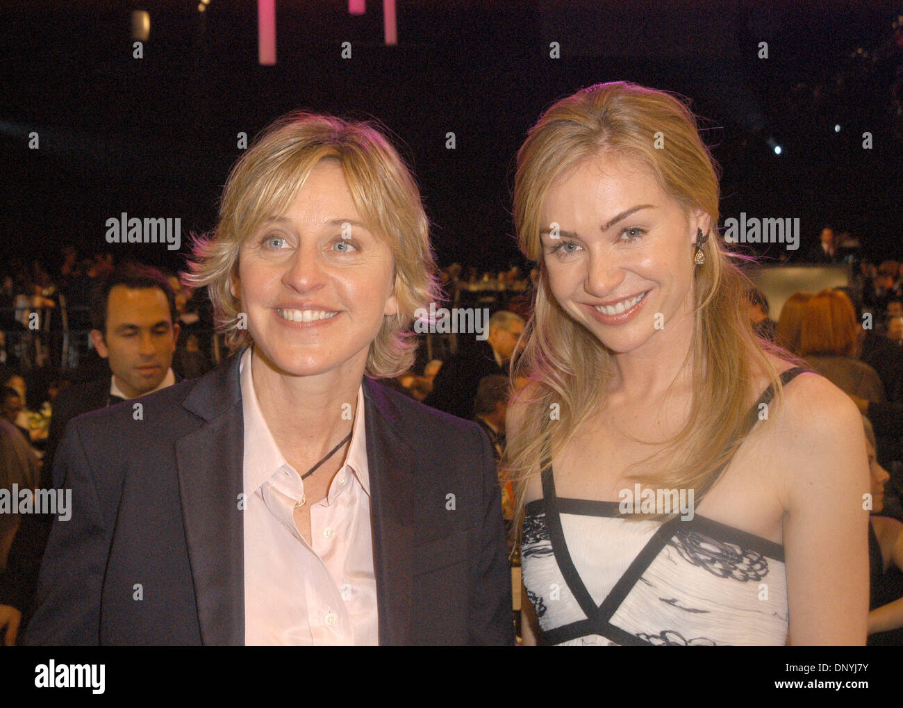 Ellen degeneres and girlfriend portia de rossi hi-res stock photography ...